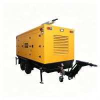 China Cummins Engine Mobile Trailer Diesel Generator 100kW Silent Emergency Power Diesel Generator for sale