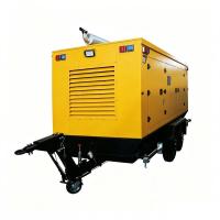 China Cummins Engine Mobile Trailer Diesel Generator 100kW Silent Emergency Power Diesel Generator for sale