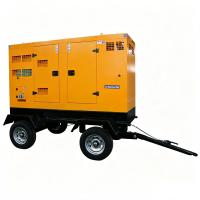 China 100kW 125kVA Silent Enclosure Trailer Diesel Generator Set For Noise Sensitive Sites for sale