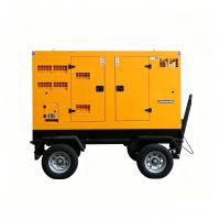 China 100kW 125kVA Silent Enclosure Trailer Diesel Generator Set For Noise Sensitive Sites for sale
