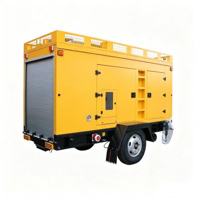 China 100kW 125kVA Silent Enclosure Trailer Diesel Generator Set For Noise Sensitive Sites for sale