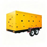 China 160kW 200kVA Silent Mobile Trailer Diesel Generator Set For Outdoor Construction for sale