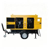 China 50 kW Silent Mobile Diesel Genset Trailer Mounted For Noise Restricted Urban Construction for sale
