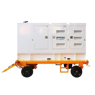 China 24kW Volvo Engine Mobile Diesel Genset 3 Phase 4 Wire Quiet Trailer Generator for sale