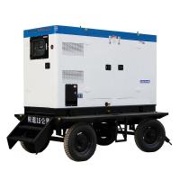 China 24kW Volvo Engine Mobile Diesel Genset 3 Phase 4 Wire Quiet Trailer Generator for sale