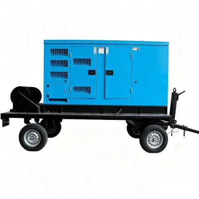China 90kW 112.5kVA Yuchai Silent Trailer Mobile Diesel Genset For Noise Sensitive Sites for sale