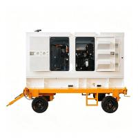 China 120kW Cummins Silent Mobile Diesel Generator Set With Trailer And Noise Reduction for sale