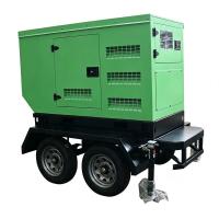 China Shangchai Engine Silent Type Mobile Diesel Genset 60kW Portable Trailer Generator for sale