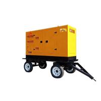 China DCEC Cummins Silent Trailer Mobile Diesel Generator Set 80kW 3 Phase 4 Wire Output for sale