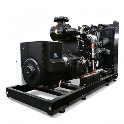 China 550KW Open Type Backup Diesel Genset with 3 Phase 60Hz / 50Hz Electric Power Plant for sale