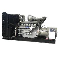 China 1600kW Perkins Open Type Diesel Generator Set with 3 Phase 4 Wire Output for sale