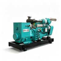 China Open Frame Marine Diesel Generator Set 100KW For Fishing Vessels Cargo Ships for sale