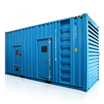 China 750kW Silent Container Diesel Generator with ATS Auto Transfer Switch for Industrial Power Backup for sale