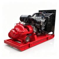 China 320kW Fire Fighting Open Type Diesel Water Pump Set With ATS Auto Transfer Control for sale