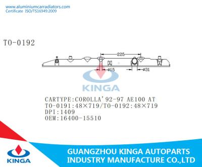 China TOYOTA COROLLA ' 92-97 AE100 MT Radiator Plastic Tanks High Performance for sale