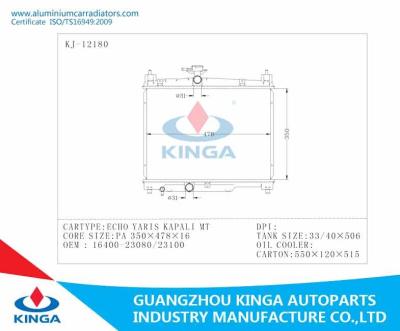 China Aluminum Car Radiator Repair For TOYOTA Echo Yaris Kapali MT for sale