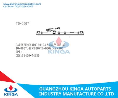 China CAMRY 90-94 SV30 / SV35 AT Radiator Plastic Tank OEM 16400-74680/74690 Radiator Top Tank for sale