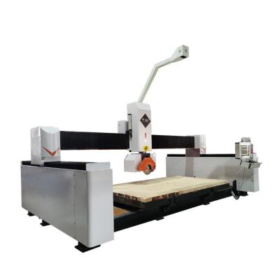 China Stone CNC Router Multifunctional Granite Marble Cutting Machine 5 Axis CNC Bridge Saw Stone Cutting Machine for sale