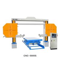 China 5 Axis CNC Marble Wire Cutting Machine 1400x2000mm Trolley Size for Stone Processing for sale