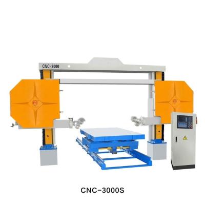 China 5 Axis CNC Marble Wire Cutting Machine 1400x2000mm Trolley Size for Stone Processing for sale