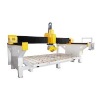 China 5 Axis CNC Stone Bevel Cutting Machine 4000W for Marble Granite Tile Countertop for sale