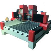 China 3D Stone CNC Router Machine 1300x2500mm for Marble Tombstone Carving Cutting 5.5KW for sale