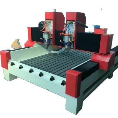 China 3D Stone CNC Router Machine 1300x2500mm for Marble Tombstone Carving Cutting 5.5KW for sale