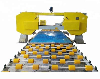 China Stone Slab Band Saw Splitting Machine 380V 12KW for Marble Granite Horizontal Cutting 5-160mm for sale