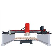 China Bridge Type Infrared Stone Saw Cutter Machine 3200x2000mm PLC Control for sale