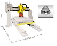 China Semi-Automatic Stone Bridge Polishing Machine 3200x2000mm 12.5kW for Slab Polishing for sale