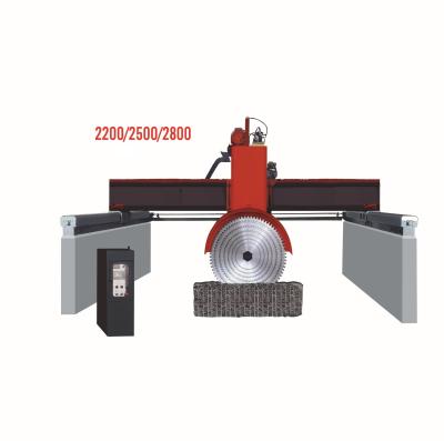 China Multi Blade Marble Block Cutting Machine 2200mm 45kw High Efficiency Stone Granite Vertical Cutter for sale