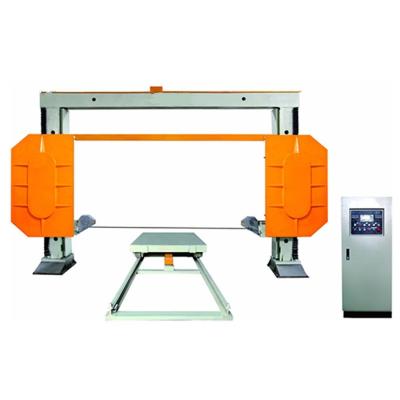China PLC Wire Saw Machine for Stone Squaring 1500mm Block Cutting 7.5kW for sale