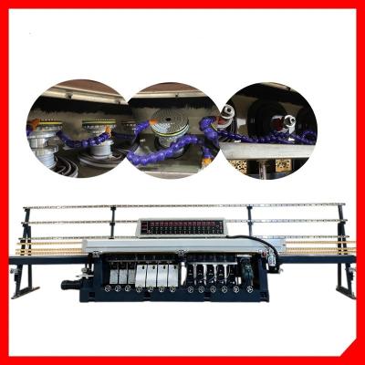 China Automatic Stone Edge Polishing Machine 1800mm Processing Width 12 Spindles for sale