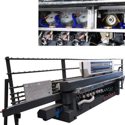 China Marble Granite Edge Beveling Machine 9 Motors 380V 18kw Automatic Glass Straight Line Edger Polisher for sale