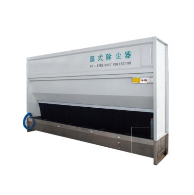 China Industrial Stone Water Wall Air Suction Dust Collector 3250mm 220V 3 Phase Wet Dust Collection Booth for sale