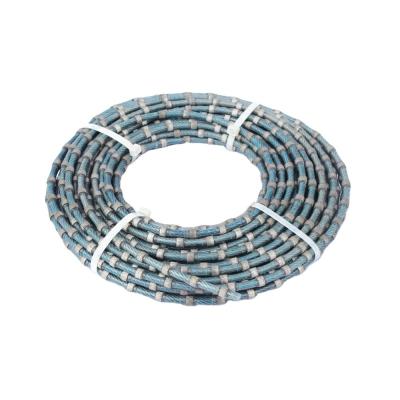 China 8.8mm Diamond Wire Saw for Granite Marble Profiling 37 Beads per Meter for sale