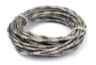 China 4.0mm Vacuum Brazed Diamond Wire Saw for Marble Quarry Cutting 25-30m/s for sale