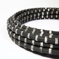 China Rubber Diamond Wire Saw for Granite Quarrying 11.5mm 40 Beads per Meter ODM Available for sale