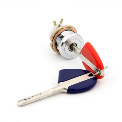 China Power Round Safe Cam Lock Anti Theft With Two Brass Keys Plastic Handle for sale
