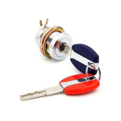 China Brass High Security Cam Lock Red And Blue Electronic Switch 0.32cm Diameter for sale