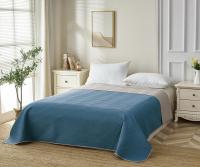 China Luxurious Reversible Polyester Ultrasonic Bedspread Hypoallergenic with Custom Colors for sale