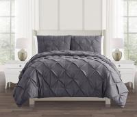 China King Size Pinch Microfiber Cover with Corner Ties and Hypoallergenic Material for sale