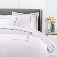 China Luxury 100% Hotel Cotton Sheet Sets Set in All Season Colors 233/300/400 Thread Count for sale