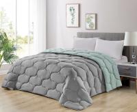 China Ultra Warm Comforter Fluffy Microfiber Padding Duvet Reversible Two Colors for sale