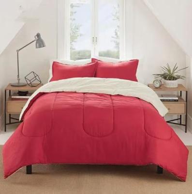 China Microfiber Down Alternative Comforter - Customized Design Reversible with Two Colors Duvet Comforter Set for sale