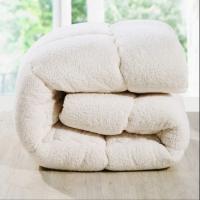 China Soft Sherpa Fleece Cashmere Sherpa Quilt Microfiber Double Side Comforter Bicolor for sale