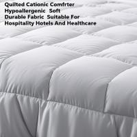 China Quilted Cationic Comforter Hypoallergenic Soft Durable Fabric Suitable For Hospitality Hotels And Healthcare for sale