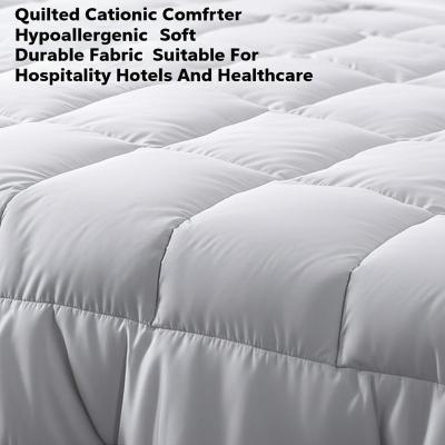 China Quilted Cationic Comforter Hypoallergenic Soft Durable Fabric Suitable For Hospitality Hotels And Healthcare for sale
