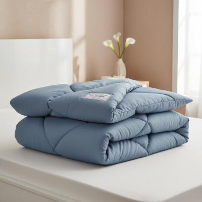 China Hypoallergenic Solid Microfiber Comforter Reversible Soft Lightweight Durable Bedding Perfect for Hotels Motels and Guest Room for sale