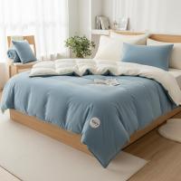 China Polyester Fill Material Solid Microfiber Comforter Reversible in Single Double Queen King Sizes Lightweight Soft Durable for sale
